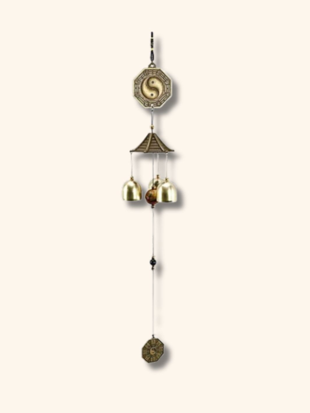 Carillon à vent tibétain Yin-Yang | Carillon-Zen